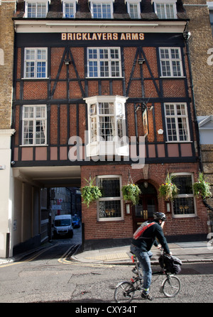 Bricklayers Arms pub in Gresse Street, London, UK Stock Photo - Alamy
