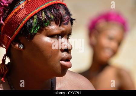 One of the wives of King Fon Abumbi II in traditional costume dancing ...