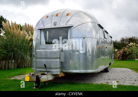 Airstream classic American Caravan Stock Photo - Alamy
