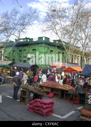 Flea-market stalls in Montevideo, Uruguay Stock Photo - Alamy
