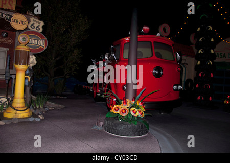 Inside of cars ride at Disneyland Anaheim,California Stock Photo - Alamy