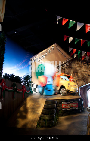 Inside of cars ride at Disneyland Anaheim,California Stock Photo - Alamy