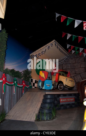 Inside of cars ride at Disneyland Anaheim,California Stock Photo - Alamy