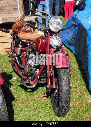 The Dark Red Indian motorcycle is a classic model from the iconic ...
