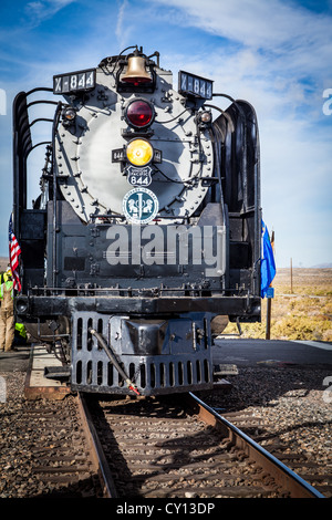 Union Pacific Steam Locomotive 844 Crosses The Feather River North of ...