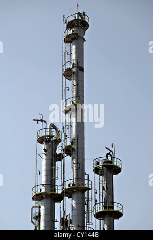 Color pictures of facilities in a chemical factory Stock Photo - Alamy