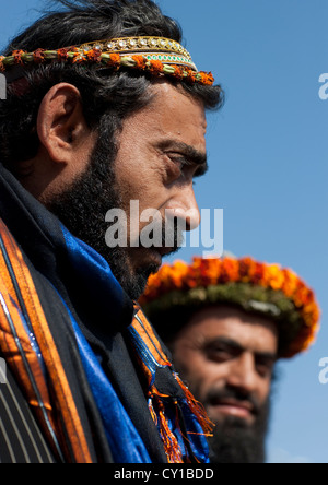 Flower Men From Asir, Saudi Arabia Stock Photo - Alamy