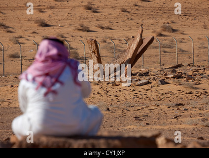 Al-rajajil Standing Stones - Saudia Arabia Stock Photo - Alamy