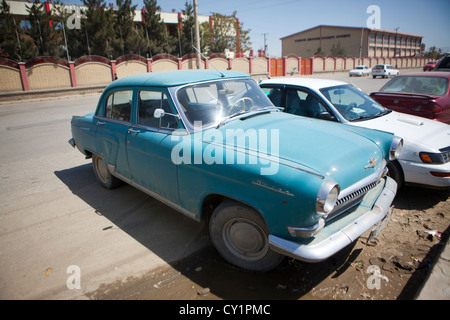 Old Russian Volga car in Sudak, Ukraine Stock Photo - Alamy