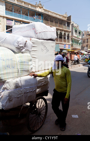 Typical Goods Transportation in Varanasi, India Stock Photo - Alamy