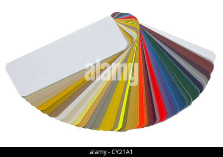 spread color chart Stock Photo - Alamy
