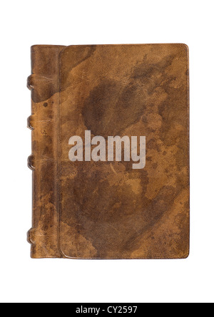 Ancient Leather book cover and binding Stock Photo - Alamy