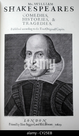 The First Folio of William Shakespeare, a collection of his plays ...