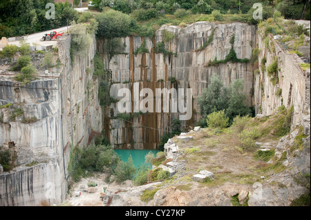 Marble Stone Quarry Le Courgain France Europe Stock Photo - Alamy