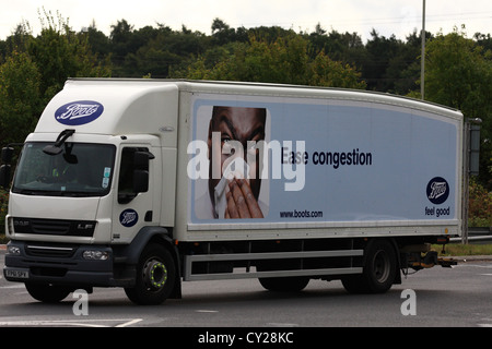 A Boots delivery lorry Stock Photo - Alamy