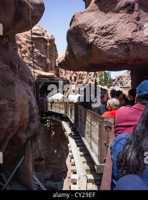 Calico Mine Ride at Knott's Berry Farm theme park CALIFORNIA Stock ...