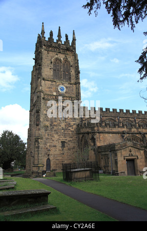 All Saints Parish Church, Gresford, Wrexham, North Wales, UK. The bells ...