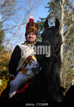 Reenactment of the Battle of Leipzig or Battle of the Nations,on 16–19 ...