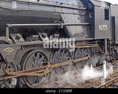 Steam engine No 90775, built by North British Locomotive Company ...