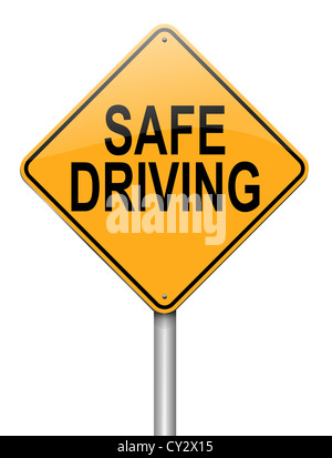 Drive safely message Stock Photo - Alamy