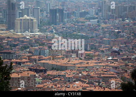 view from the eastern side of Istanbul on the Bosphorus bridge Stock ...