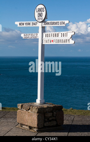 Lands End sign Stock Photo - Alamy