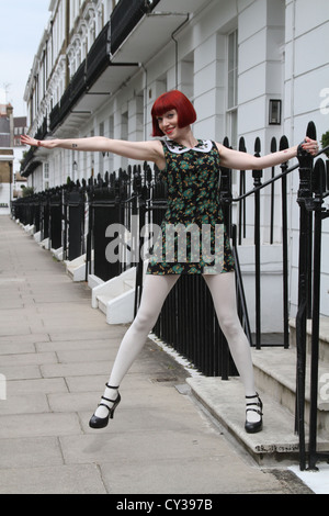 Amber Butchart in Chelsea, fashion historian and DJ Stock Photo - Alamy
