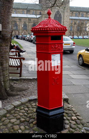 Replica hexagonal Penfold post box outside the Beresford Team Rooms and ...
