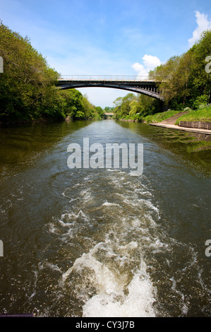 Albert Edward Bridge spanning the River Severn at Coalbrookdale ...