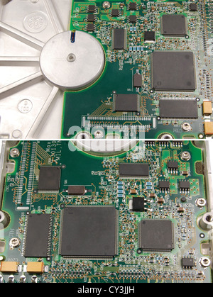 close up view of hard drive inside Stock Photo - Alamy