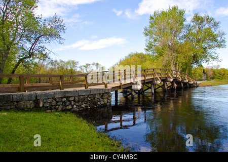 The Old North Bridge in Concord, Massachusetts Stock Photo - Alamy