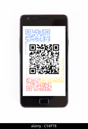 Bar code on color background. Vector image Stock Photo - Alamy