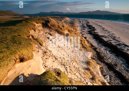 Berneray West Beach at Sunset Stock Photo - Alamy