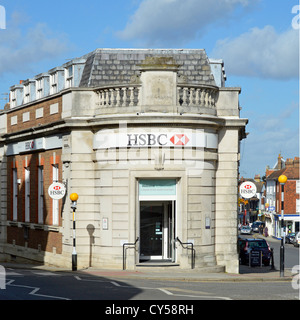 HSBC UK high street bank logo sign, Brompton Road, Knightsbridge ...
