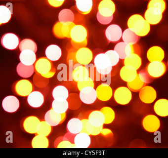 Abstract bokeh background of Christmas light, City night light blur ...