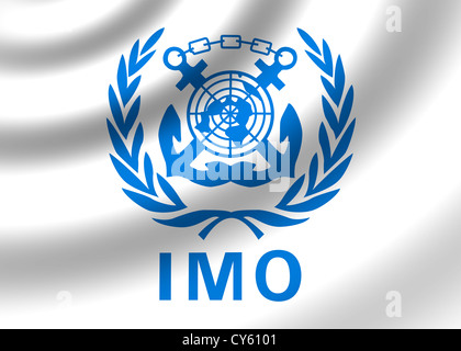 IMO - International Maritime Organization logo symbol flag Stock Photo ...