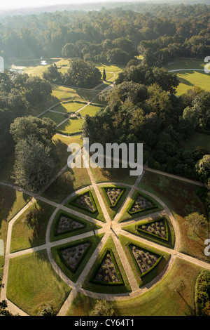Aerial view of Middleton Place plantation Charleston, South Carolina ...