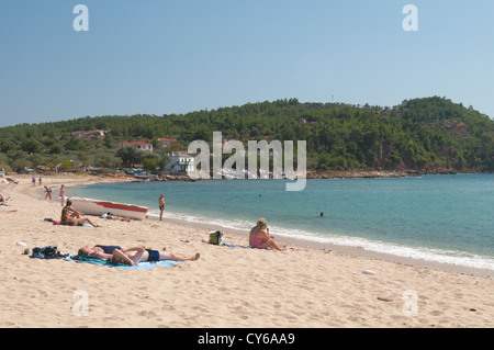 Beach at Astris, Thassos, Greece Stock Photo - Alamy