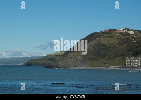 The Aberystwyth Cliff Railway at Constitution Hill, Aberystwyth ...