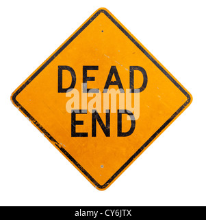 End of the Road Sign Stock Photo - Alamy