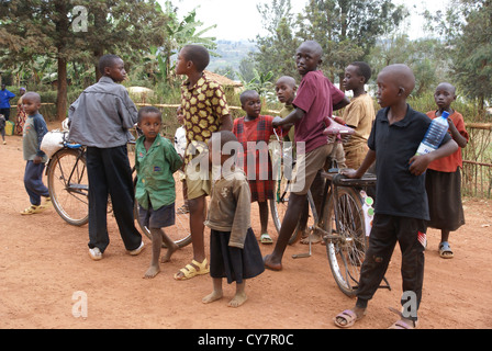 Group of Rwandan children. Rwanda Stock Photo - Alamy