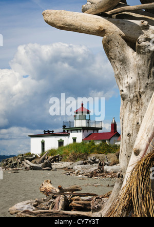 Discovery Park West Point Lighthouse Puget Sound Salish sea Seattle ...