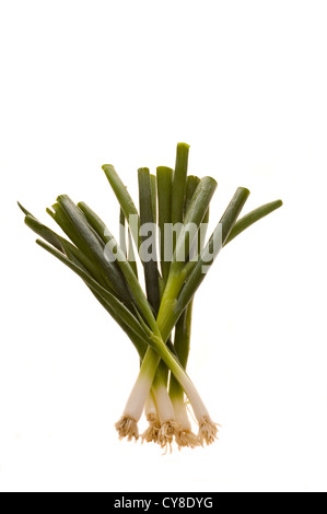 Whole green spring onions as background, closeup Stock Photo - Alamy