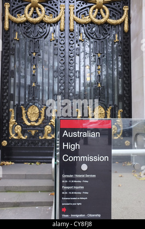 Australian High Commission sign Stock Photo - Alamy