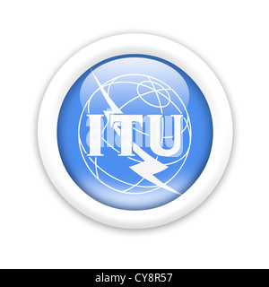 ITU / International Telecommunications Union logo flag symbol Stock ...