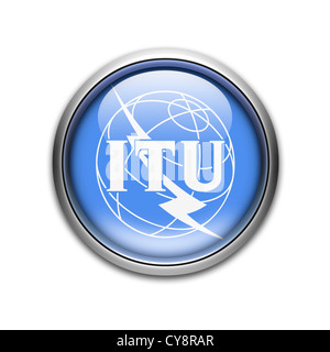ITU / International Telecommunications Union logo flag symbol Stock ...