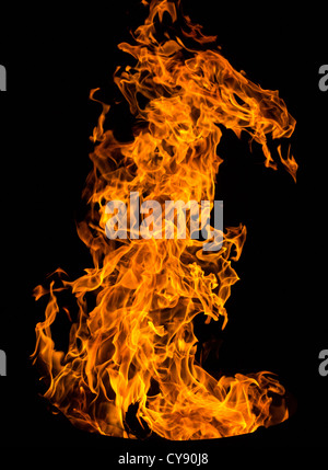 flames rising from bonfire Stock Photo - Alamy