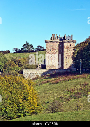 Borthwick Castle Hotel in North Middleton Midlothian Scotland Stock ...