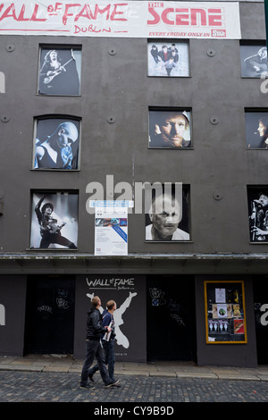 Dublin, Temple Bar, Wall of Fame Stock Photo - Alamy