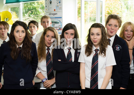 The genetics of tongue rolling Stock Photo - Alamy